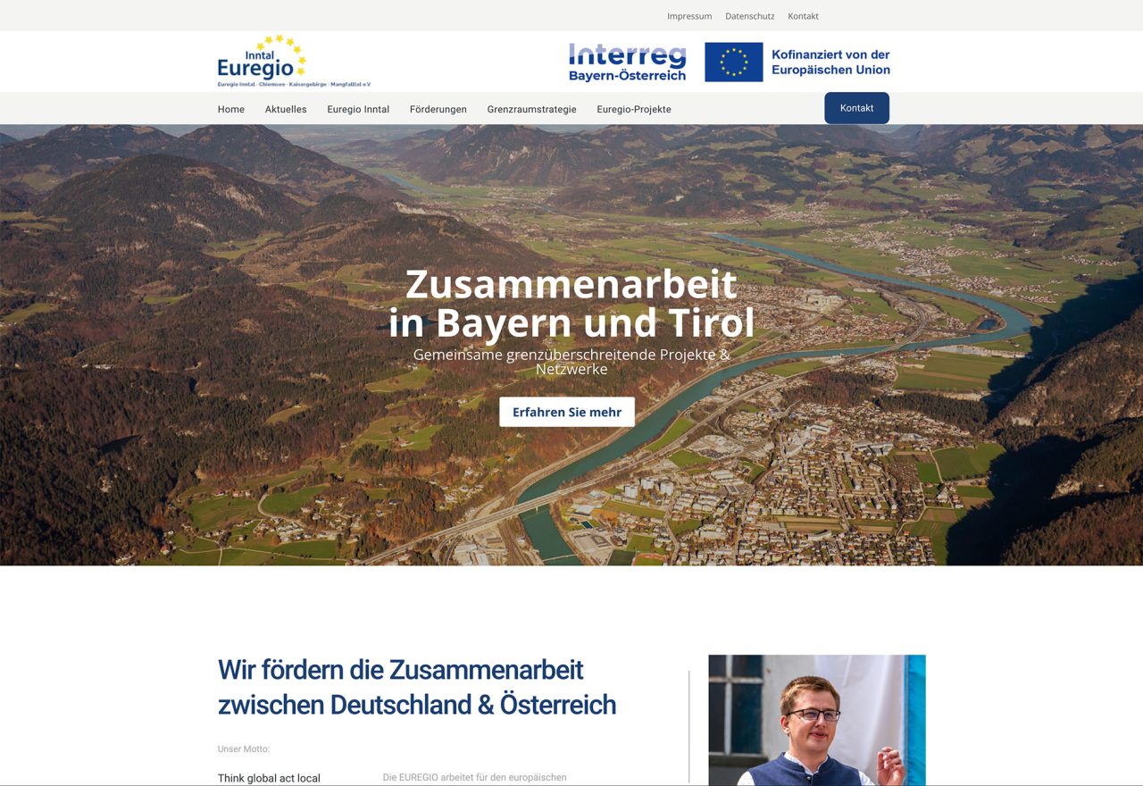 Ein neues Jahr -eine NEUE WEBSEITE! | Euregio Inntal